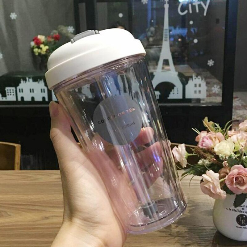 320ml/420ml Reusable Bubble Tea Cup Tumbler Portab... – Grandado