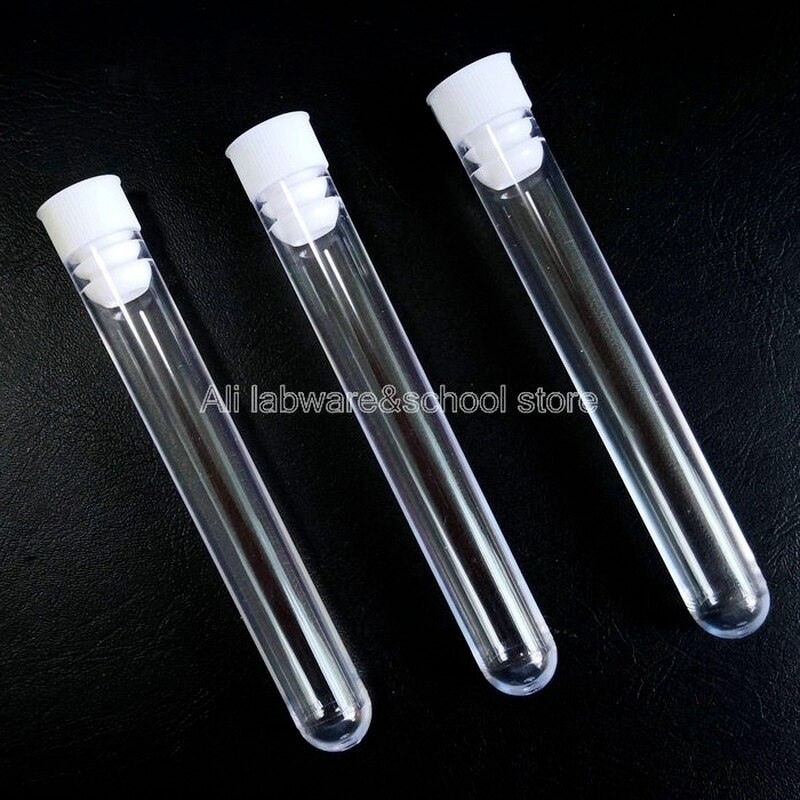 100pcs/pack 15x100mm Lab U-shape Plastic Test Tube... – Grandado
