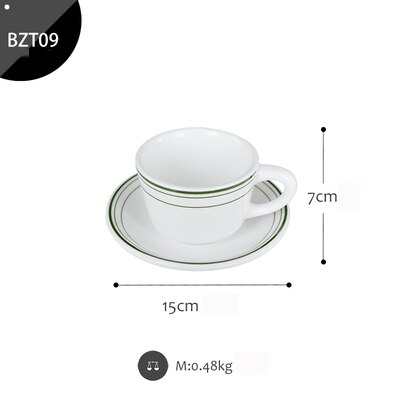 Sweetgo Koffie Kopjes En Schoteltjes Set Groene Ra... – Grandado