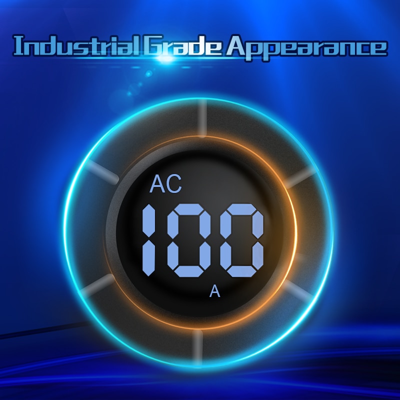 Peacefair PZEM-024A-100A AC Round LCD Digital Amme... – Vicedeal