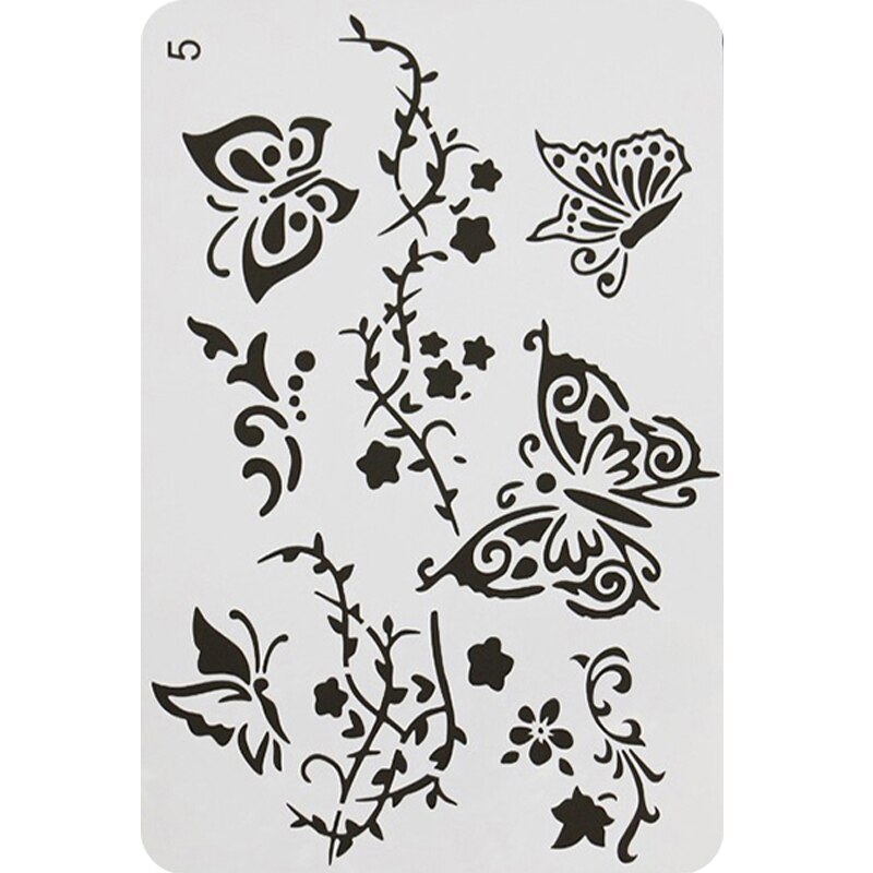 Stencil Vlinder Schilderen Template Embossing Diy ... – Vicedeal