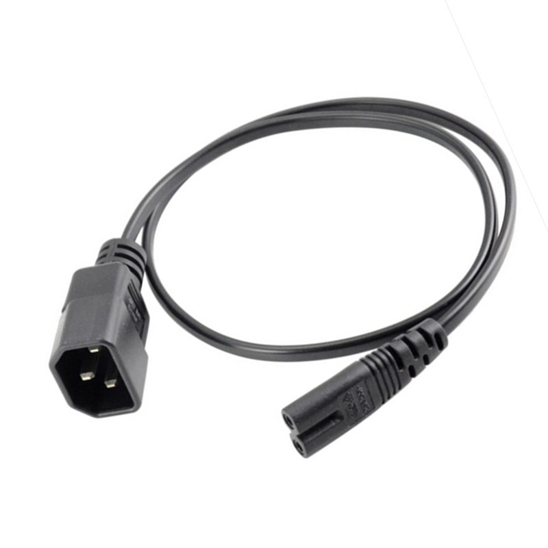 C14 to C7 Cable Adapter PDU UPS power cord IEC 320... – Grandado