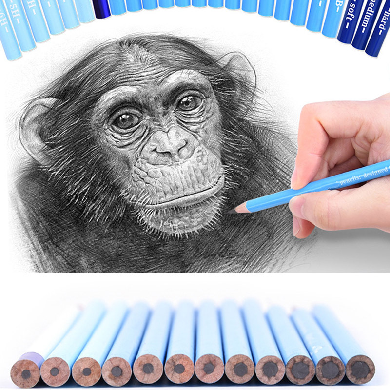 24 H-14B Full Set of Sketch Pencils Art Painting H... – Grandado