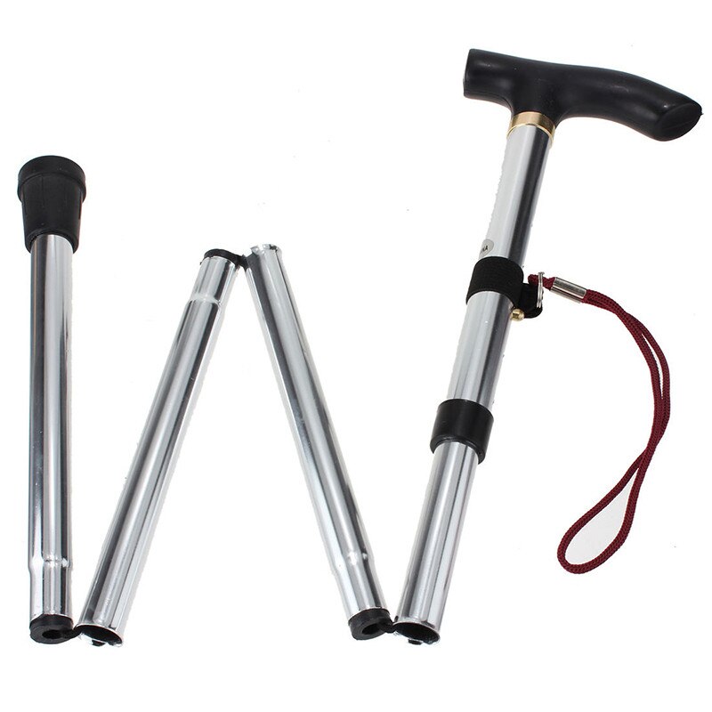 Portable T-handle Easy Folding Walking Stick Adjus... – Grandado