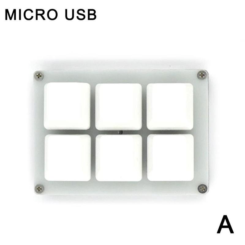 1x 6-key Keyboard Kit Mechanical Keyboard For Gami... – Grandado