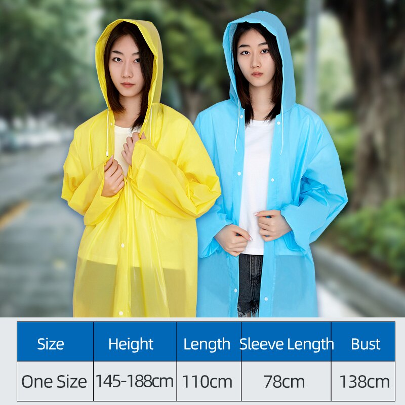 Vrouwen Regenjassen Mannen Blauw Regen Kleding Cov... – Grandado