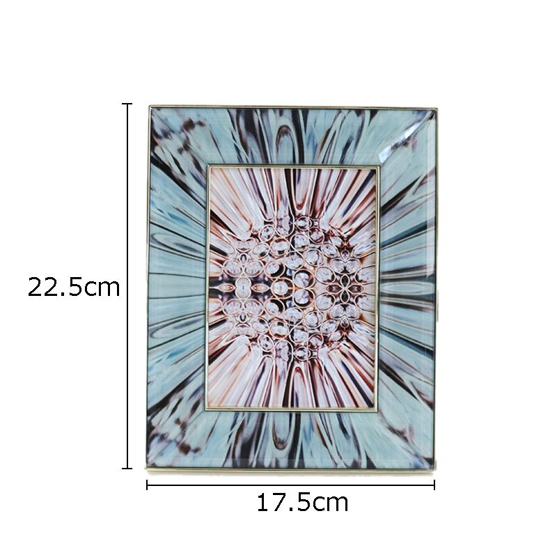 Painted Glass Photo Frame Gold Frames for Pictures... – Vicedeal