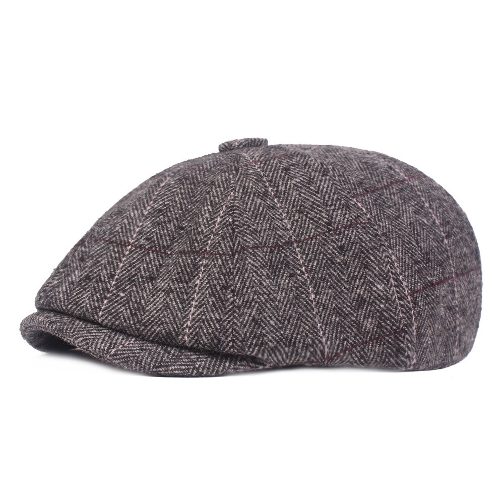 SLECKTON Tweed Men Newsboy Caps Retro Berets Hat f... – Vicedeal