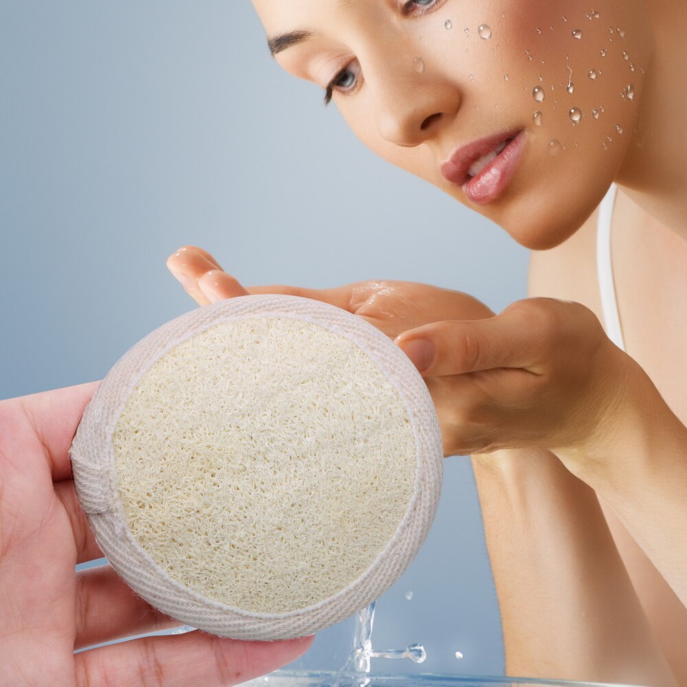 1 piece Facial Washer Sponge Natural Loofah Plant ... – Grandado