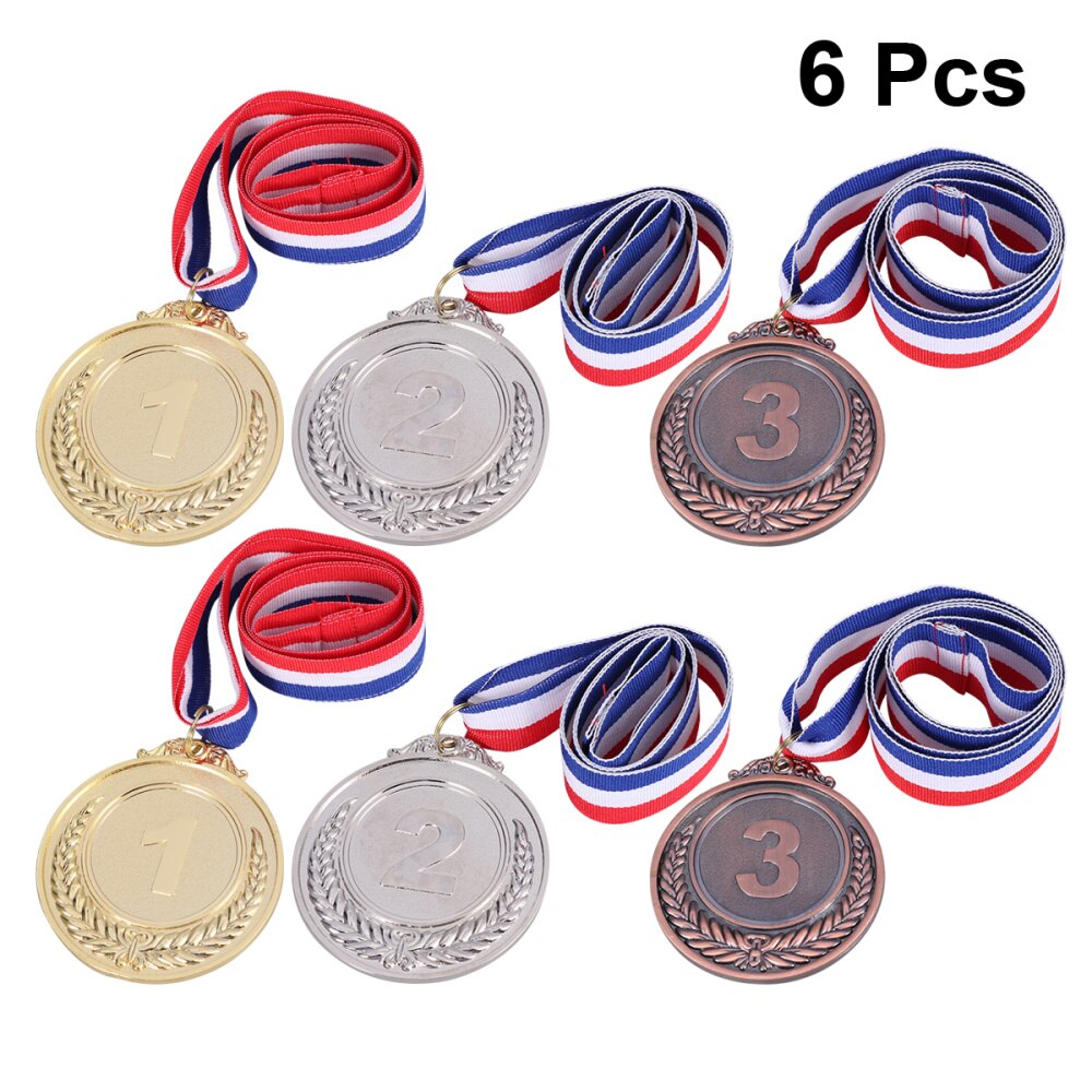 4 Pcs Award Medals Wheat Ears Number Pattern Unive... – Vicedeal