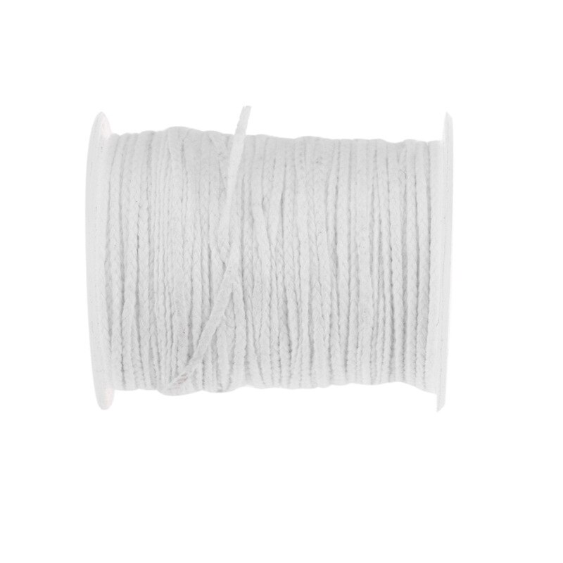 61M/Roll White Candle Wick Cotton Braid Candle Wic... – Grandado
