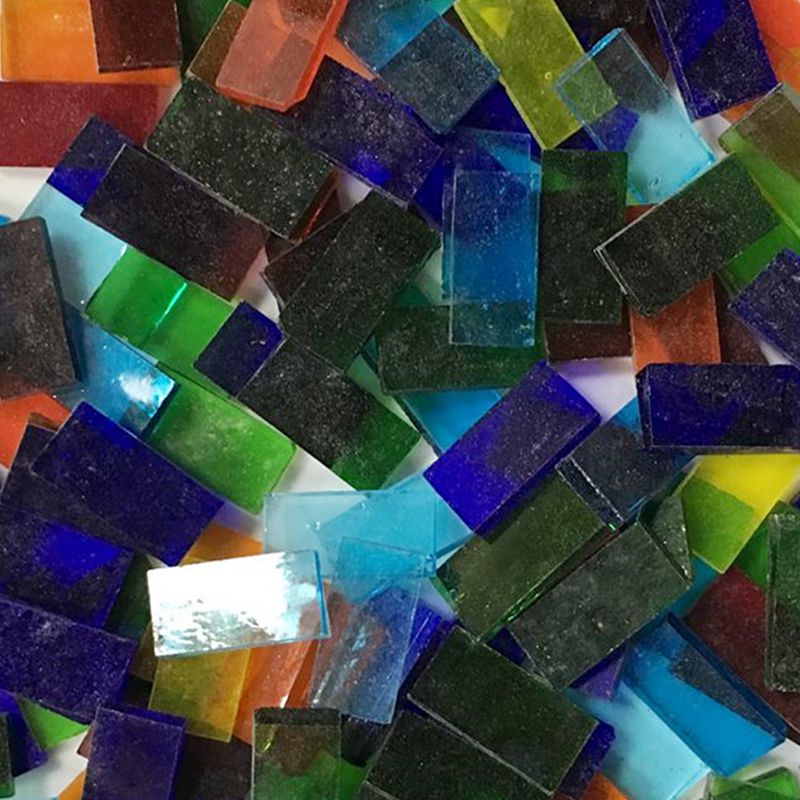 100g DIY Mixed Color Mosaic Inlay Tiles Wall Handm... – Grandado