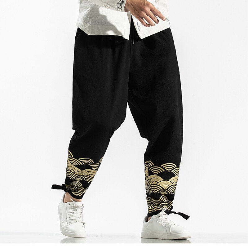 Chinese Retro Style Men Printed Bloomers Tang Suit... – Vicedeal