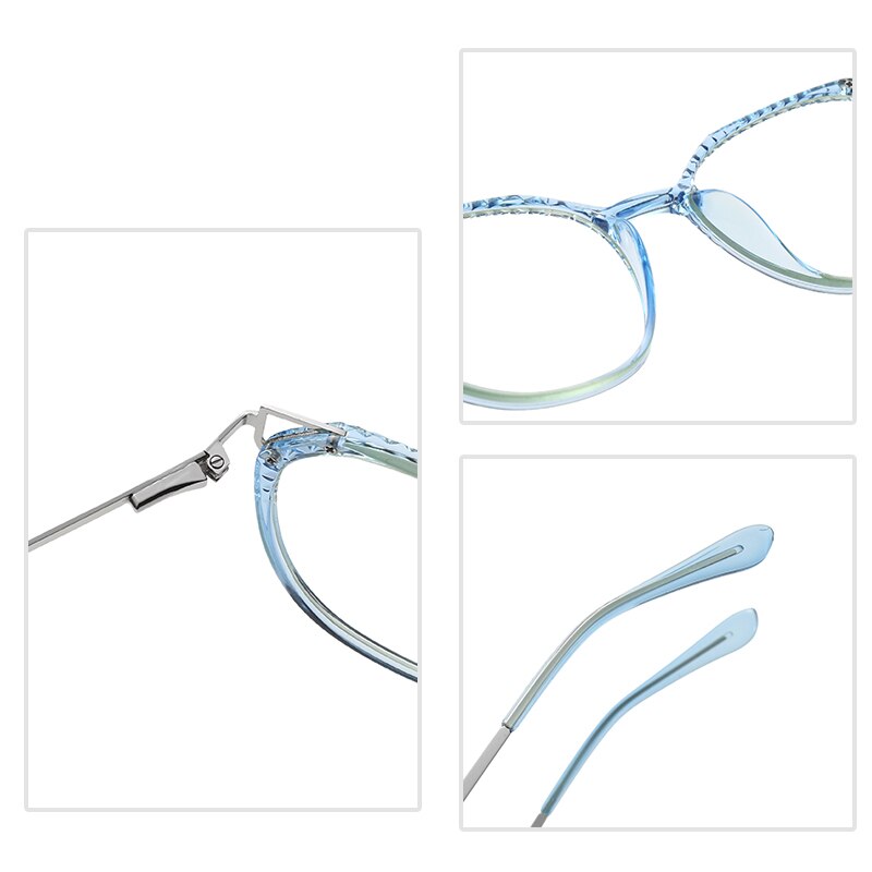 Blue Light Blocking Glasses Frame Full Rim Plastic... – Vicedeal