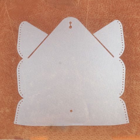 DIY leather glass box pvc template leather craft a... – Vicedeal