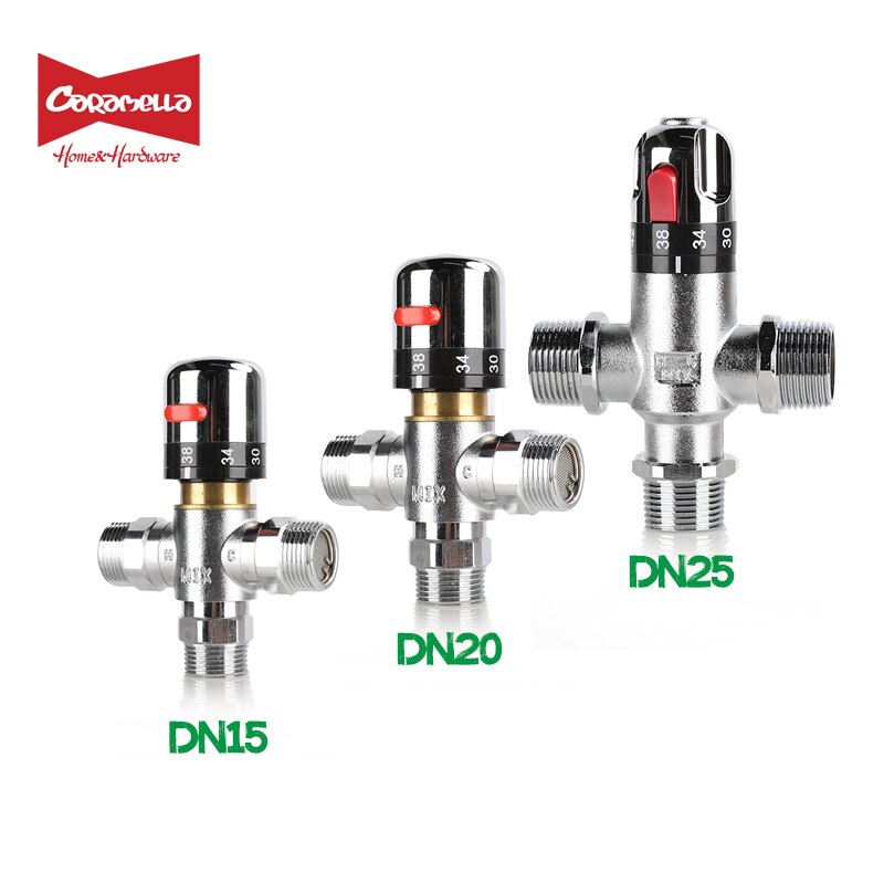 Dn15/dn20/dn25 messinkiä termostaattinen sekoitusv... – Grandado