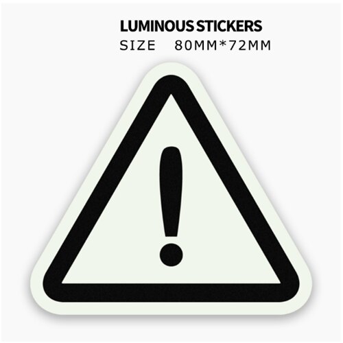 Triangle Warning Tape Luminous Sticker for Car Glo... – Vicedeal