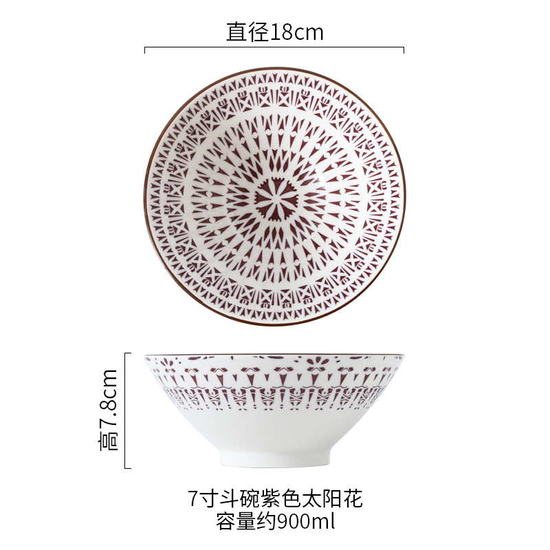 7 Inch Nordic Style Modern Simple Ceramic Tablewar... – Grandado