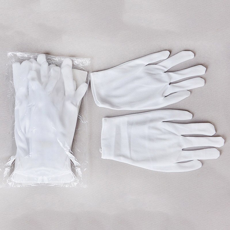 12pair/bag White Labor Insurance Thick Cotton Work... – Grandado