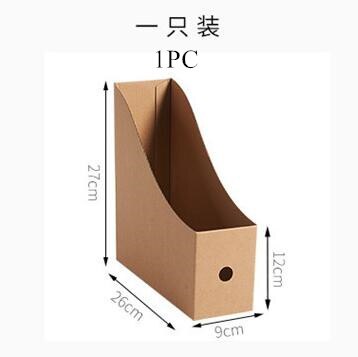 Kraft Paper File Holder Stationery Organizer Box B... – Vicedeal