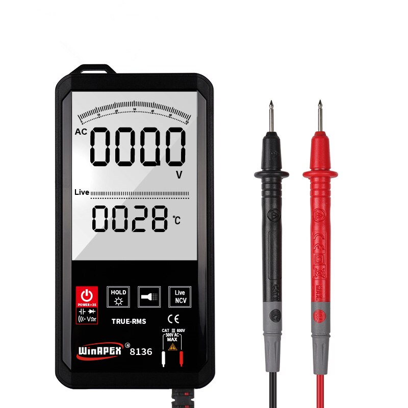 WinAPEX Digital Multimeter Smart Touch Screen DC A... – Grandado