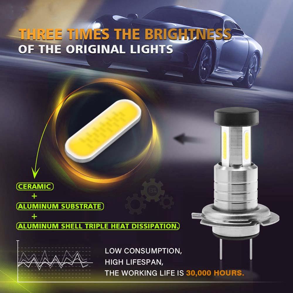 2Pcs H7 110W 30000LM LED Car Headlight Conversion ... – Grandado