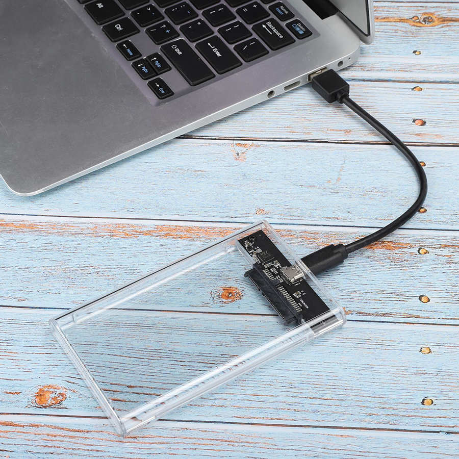 Transparent 2.5 Inch SATA HDD SDD Box Case Type C ... – Grandado