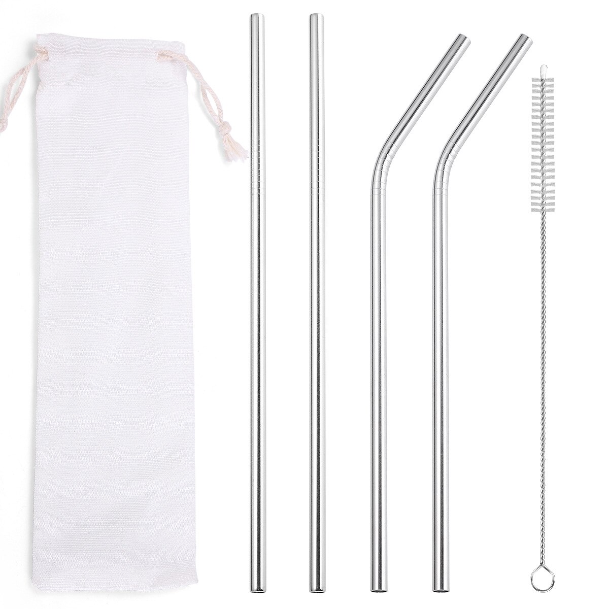 304 Stainless Steel Straw 6mm Reusable Straw Eco-F... – Vicedeal
