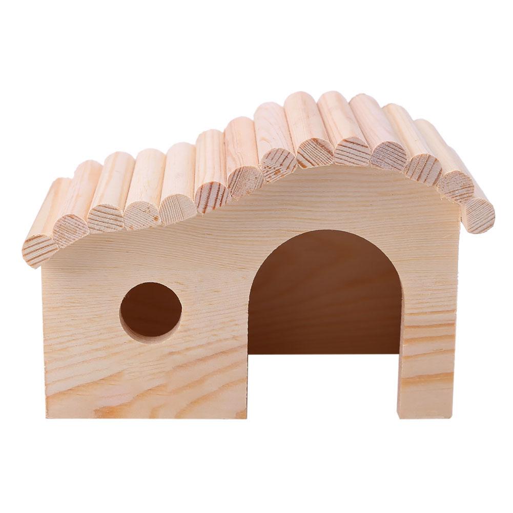 Small Animal Wooden Sleeping Nest Hamster Hedgehog... – Grandado