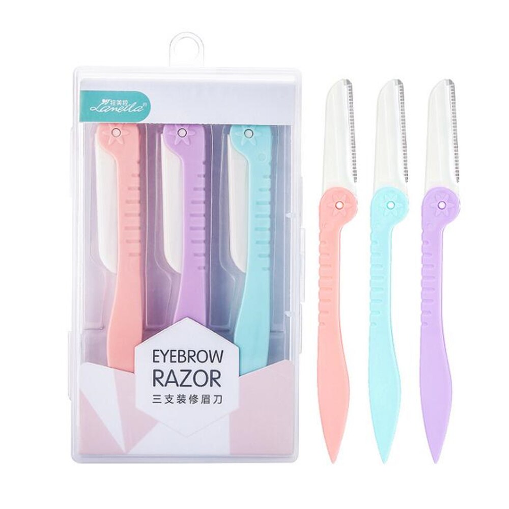 3pcs Foldable Eyebrow Razor Eyebrow Trimmer Face R... – Grandado