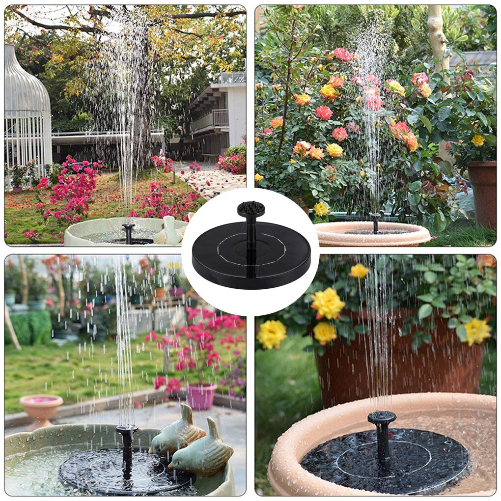 Mini Solar Powered Fountain Garden Pool Pond Solar... – Grandado