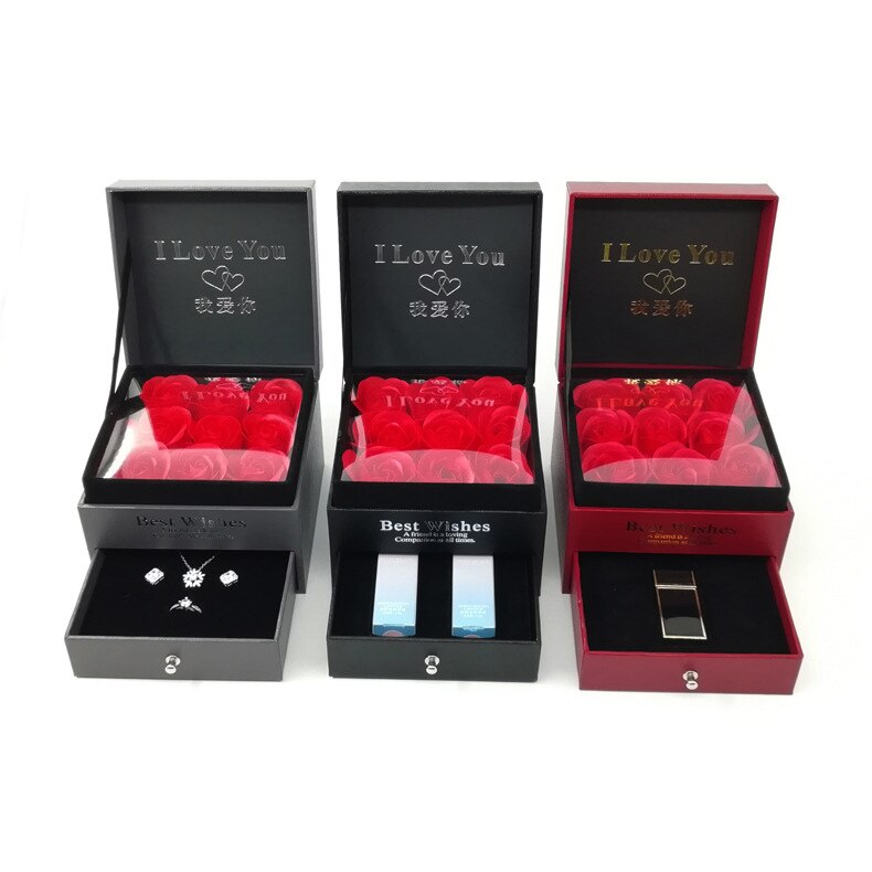 Eternal Rose Jewelry Box Which Can Delivers Love t... – Grandado