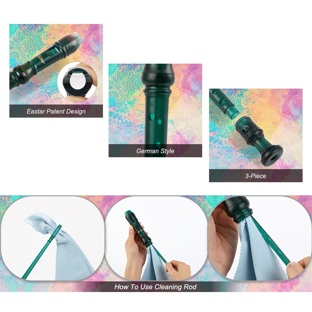 Eastar 8 Holes Soprano Recorder Clarinet German Ty... – Vicedeal