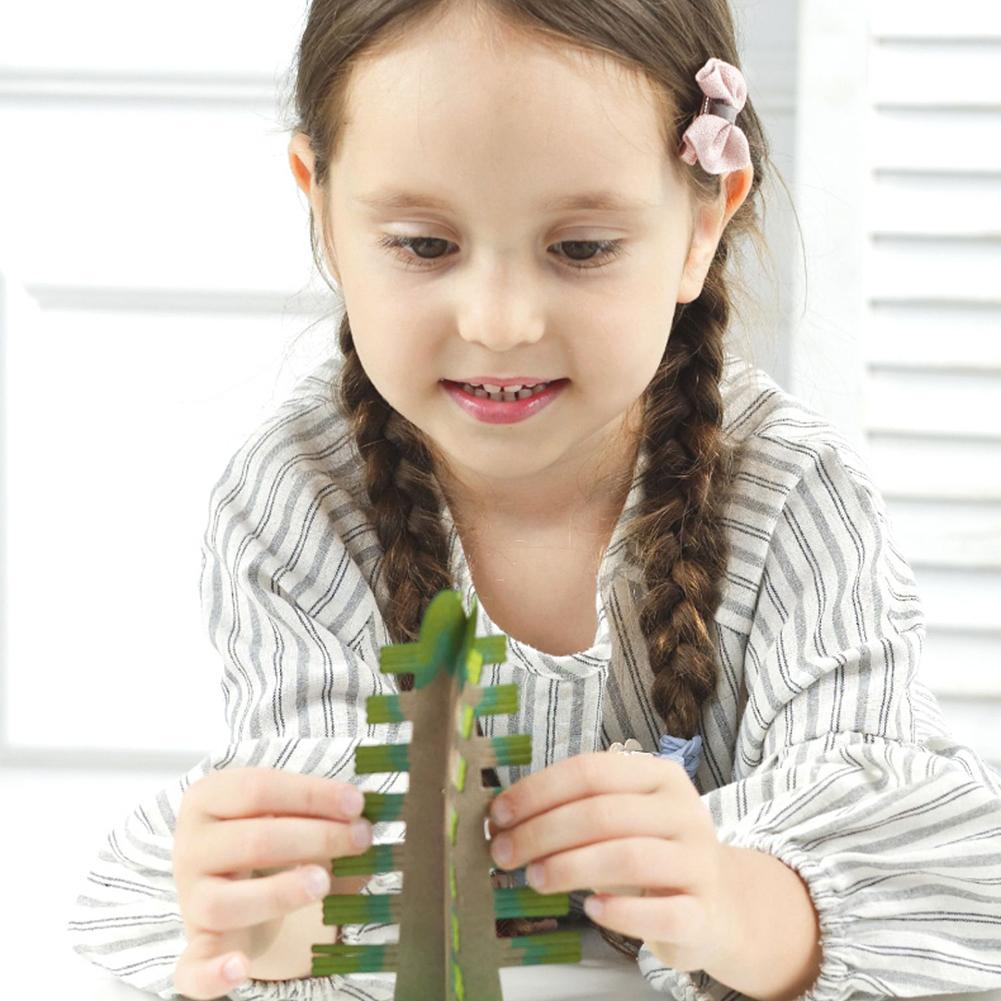 Green DIY Visual Magic Growing Paper Crystals Tree... – Grandado