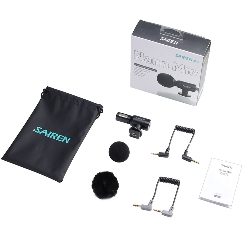 Sairen Nano Mic Portable Mini Record TRS TTRS Micr... – Grandado