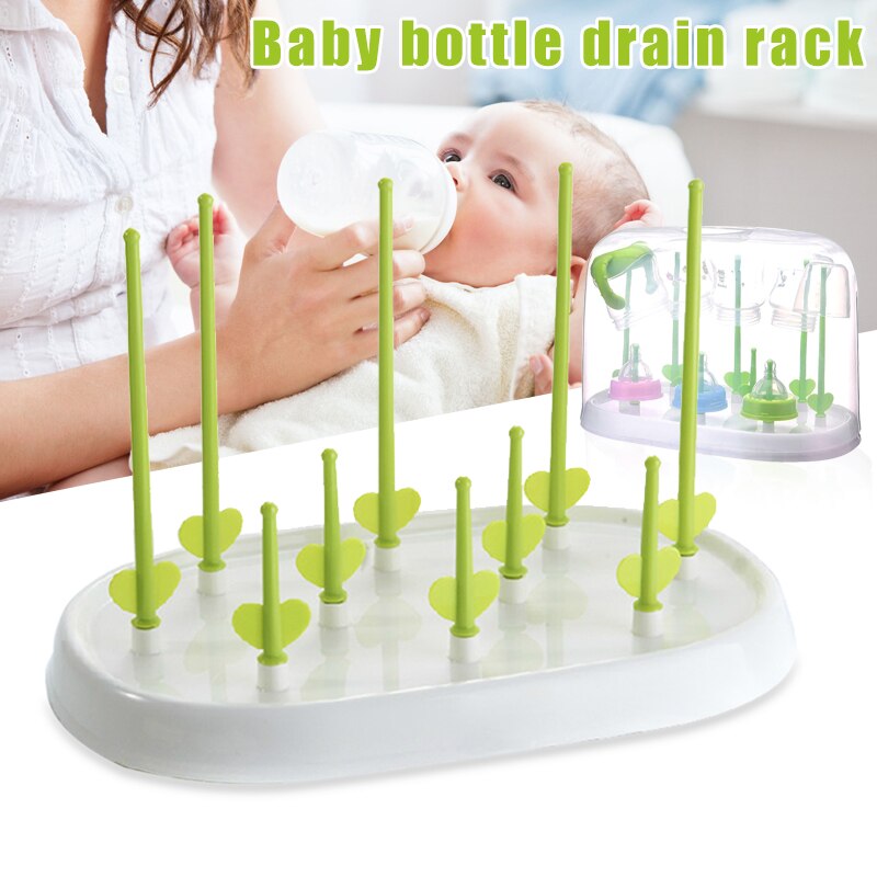 Milk Bottles Drying Rack Baby Feeding Cleaning Dry... – Vicedeal