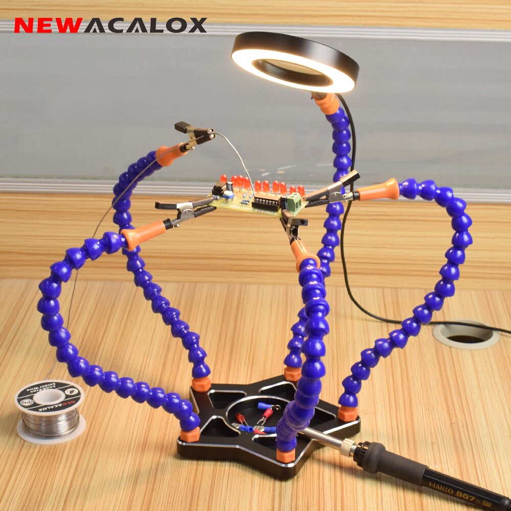 NEWACALOX Soldering Iron Holder 5PC Flexible Helpi... – Vicedeal