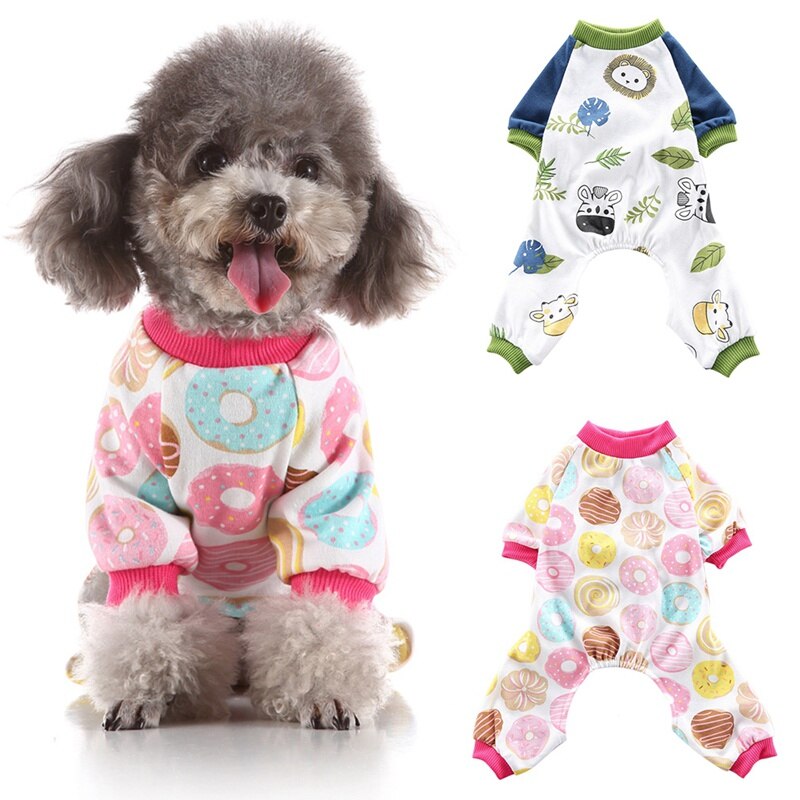 Hond Pyjama Huisdier Kleding Jumpsuit Pet Outfit V... – Grandado