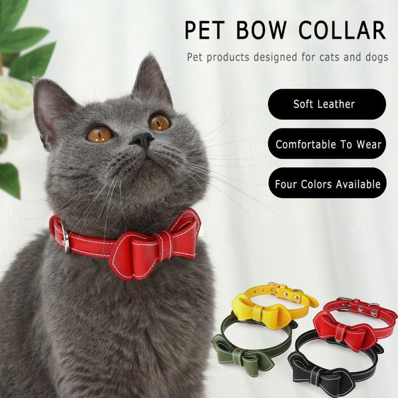 1 Pcs Puppy Cat Halsbanden Verstelbare Lederen Str... – Grandado