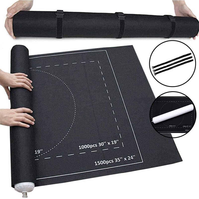 Set Puzzels Mat Jigsaw Roll Vilt Mat Speelkleed De... – Grandado