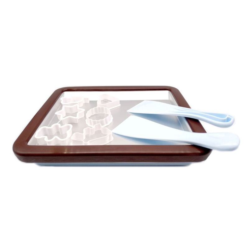 Rectangular Ice Cream Machine with 2 Spatulas Smal... – Vicedeal