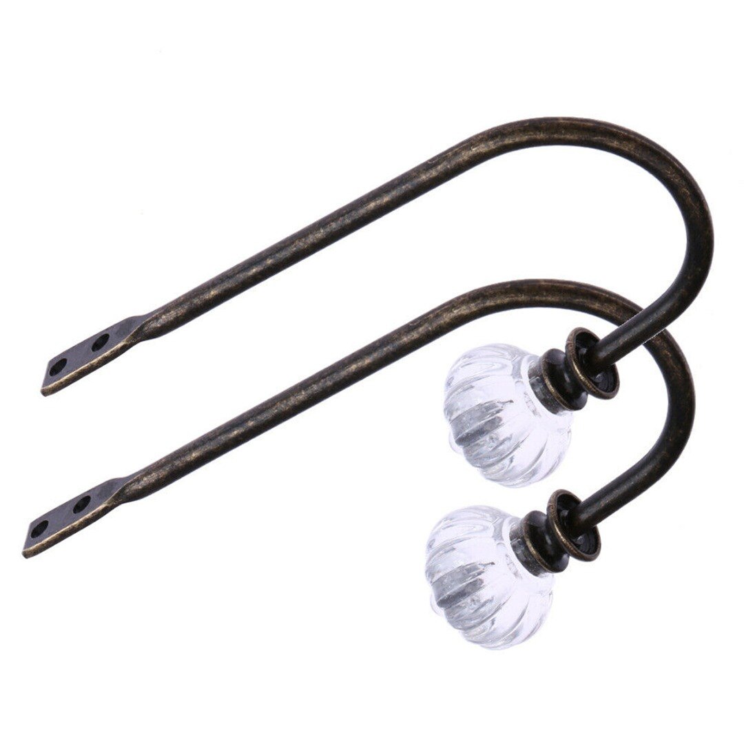 2pcs Crystal Ball Metal Curtain Holdback Zinc Meta... – Grandado