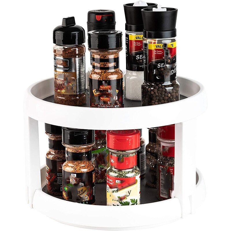 Two Level Storage Turntable - Multi Level Rotary K... – Grandado