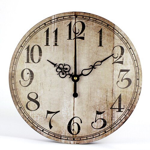 Antique Brief Large Wall Clocks Vintage Silent Dur... – Grandado