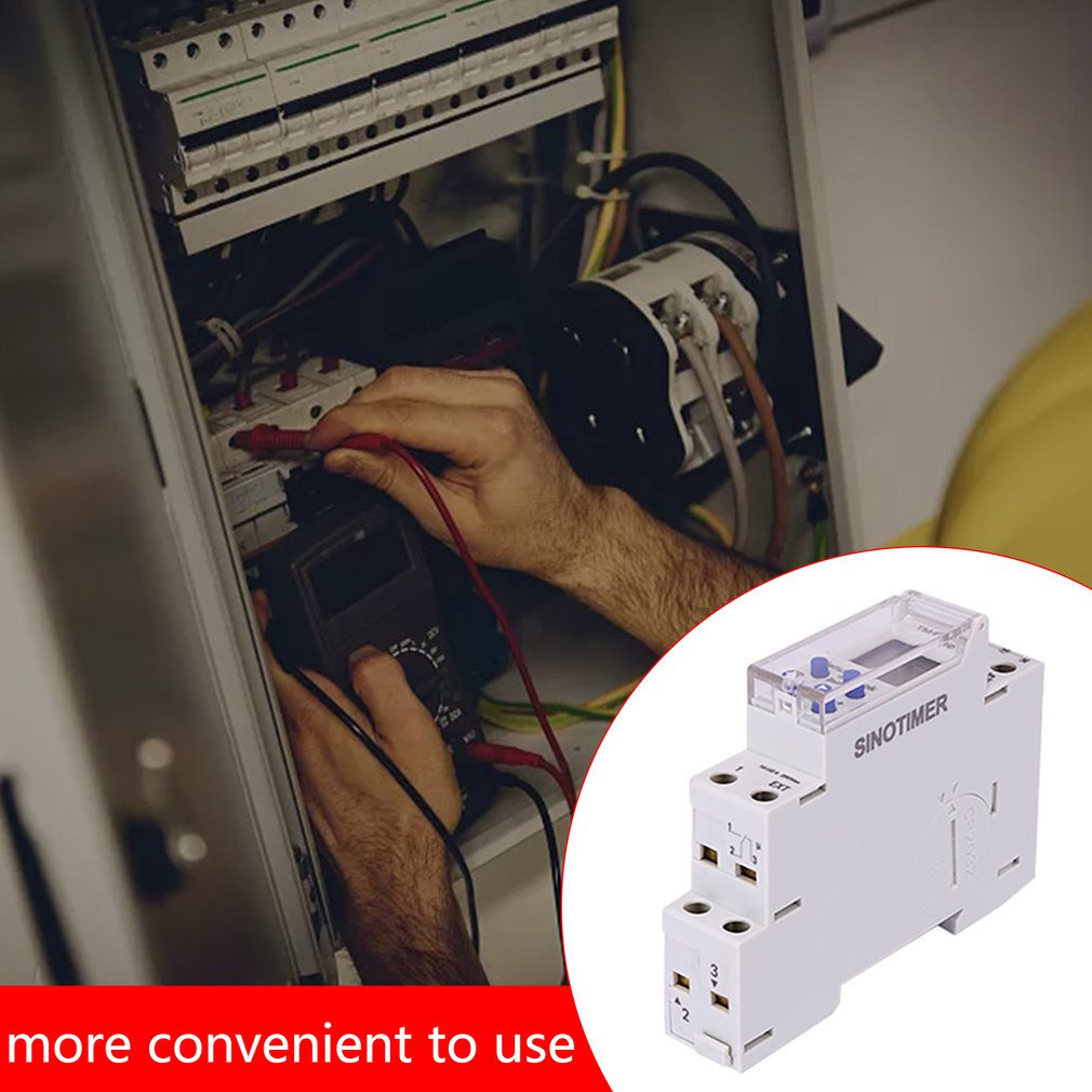 SINOTIMER TM610 Programmable Timer Switch LCD Disp... – Grandado