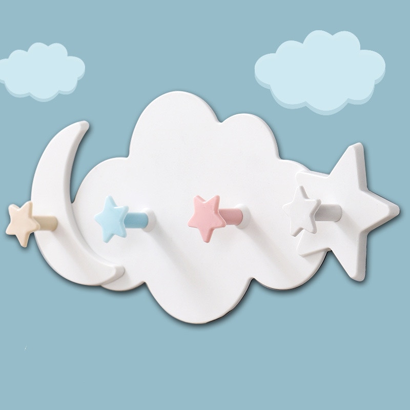 Cartoon Wall-Mounted Hooks DIY Decorative Key Hook... – Grandado