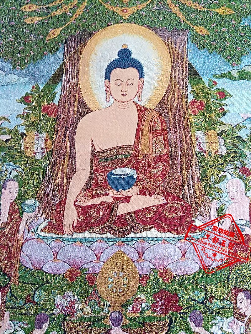 36 inch Tibet Silk embroidery Nepal bodhi tree tea... – Grandado