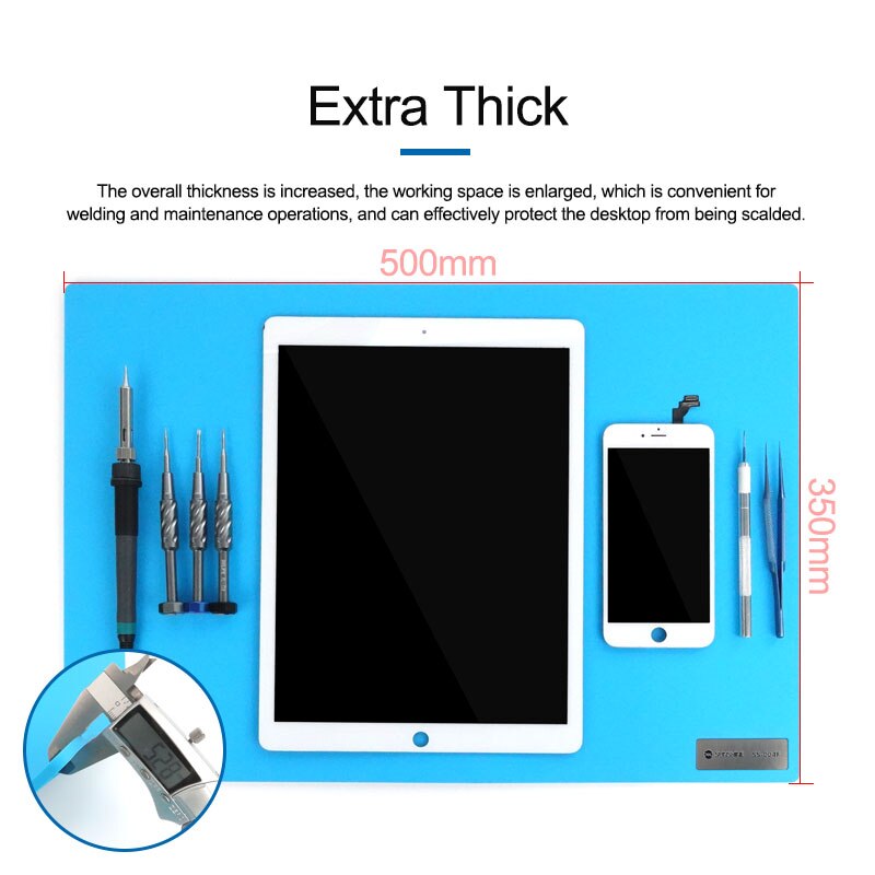 50*35cm Large Size Work Mat Heat-Resistant Silicon... – Grandado