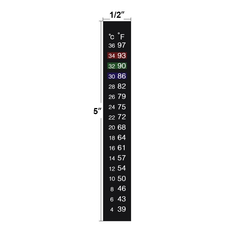 12pcs/lot LCD Digital Adhesive Thermometer Strip, ... – Grandado