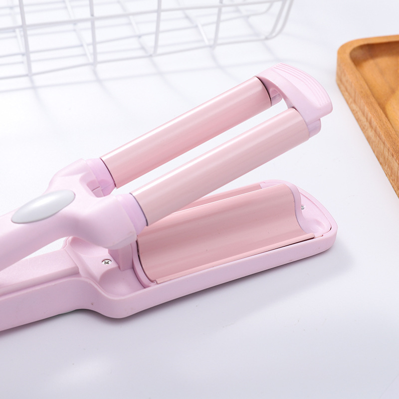 At 220V Wave Hair Curling Iron 3 Tube Mini Ceramic... – Vicedeal